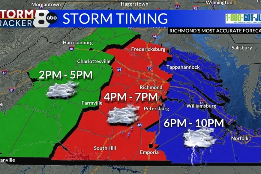 StormTracker 8: Quiet start today, but showers/storms by this afternoon ...