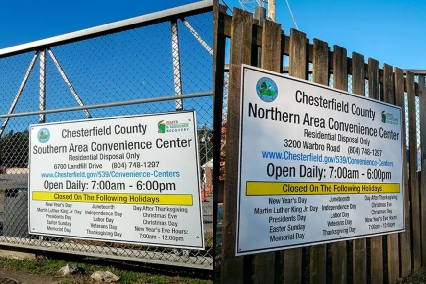 Opening of express recycling lane announced for Chesterfield County ...